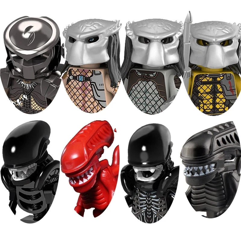 Christmas Action Figure Bricks Toys | Predator Building Blocks Bricks ...