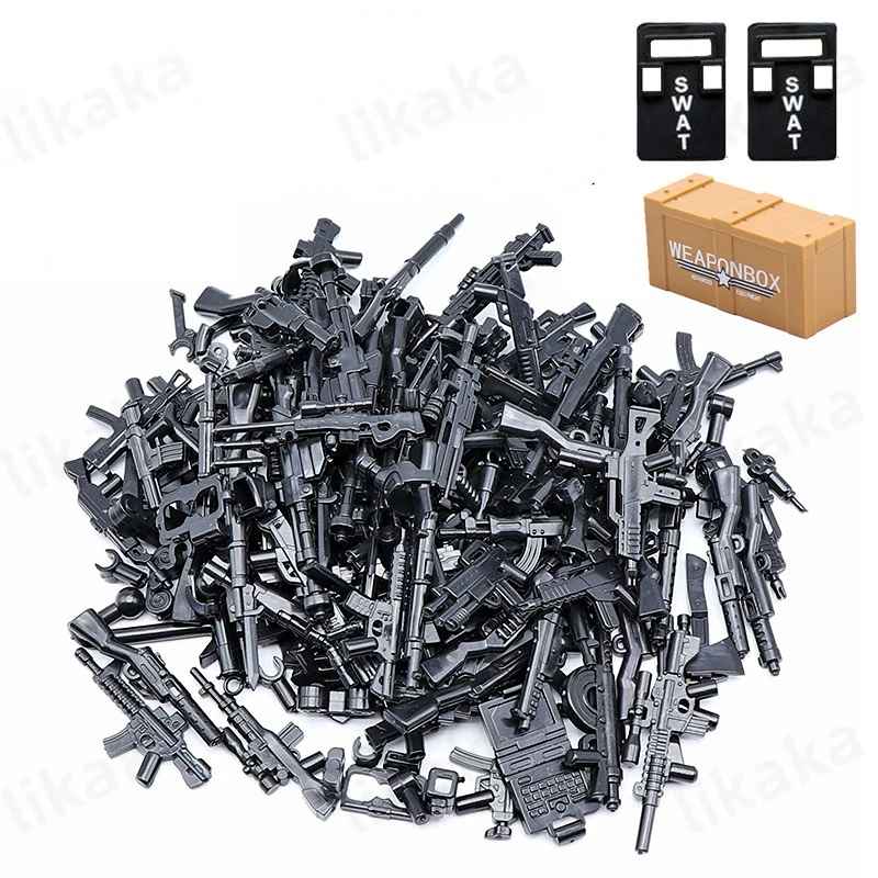 MOC-Military-Weapons-Building-Blocks-Parts-Compatible-Classic-Army-Gun ...
