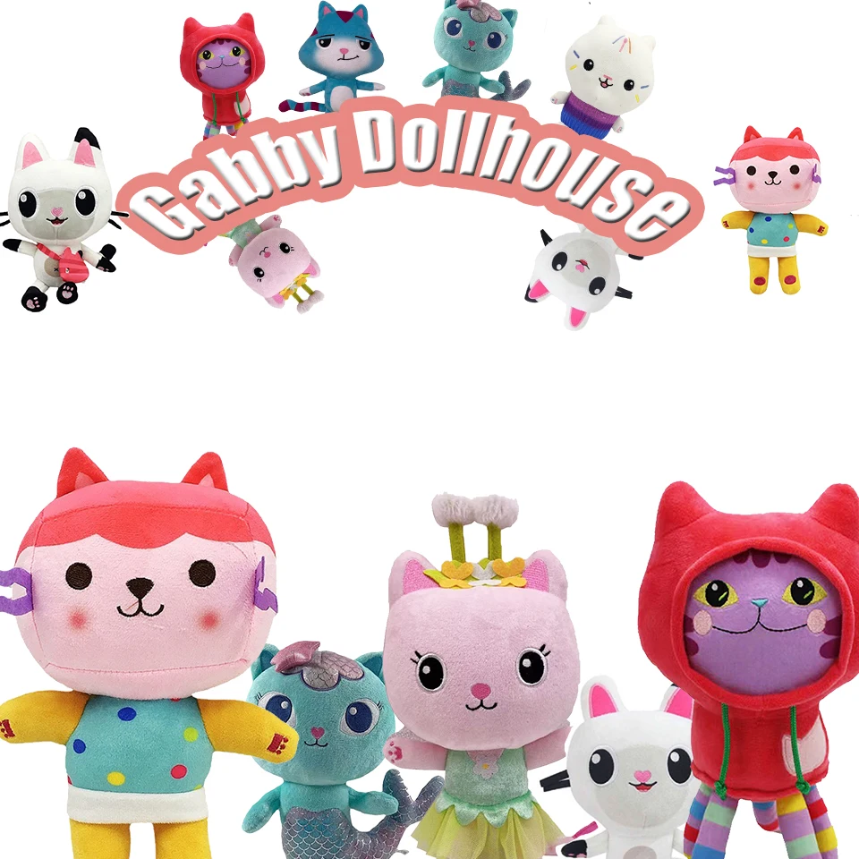 25cm-Gabby-Dollhouse-Plush-Toy-Mercat-Cartoon-Stuffed-Animals-Smiling ...