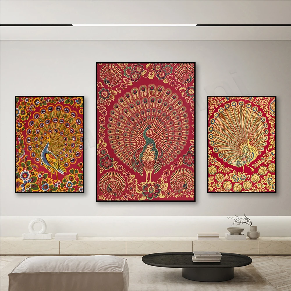 Indian Peacock Painting