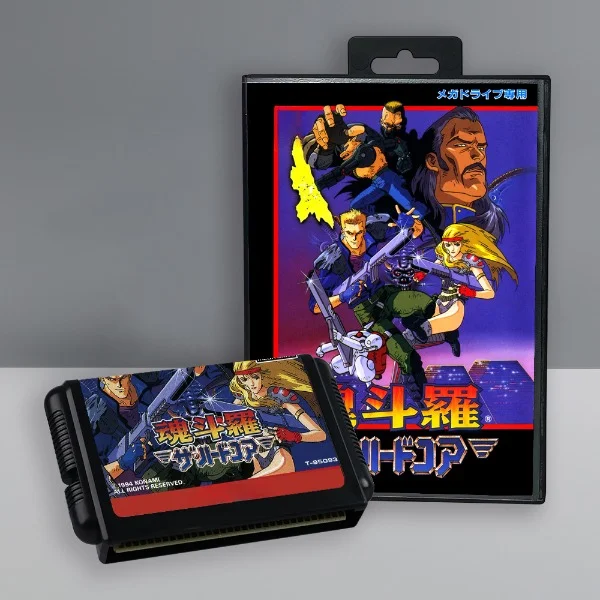 Contra Hard Corps 16 Bit MD Game Card for Sega Megadrive Genesis Video ...