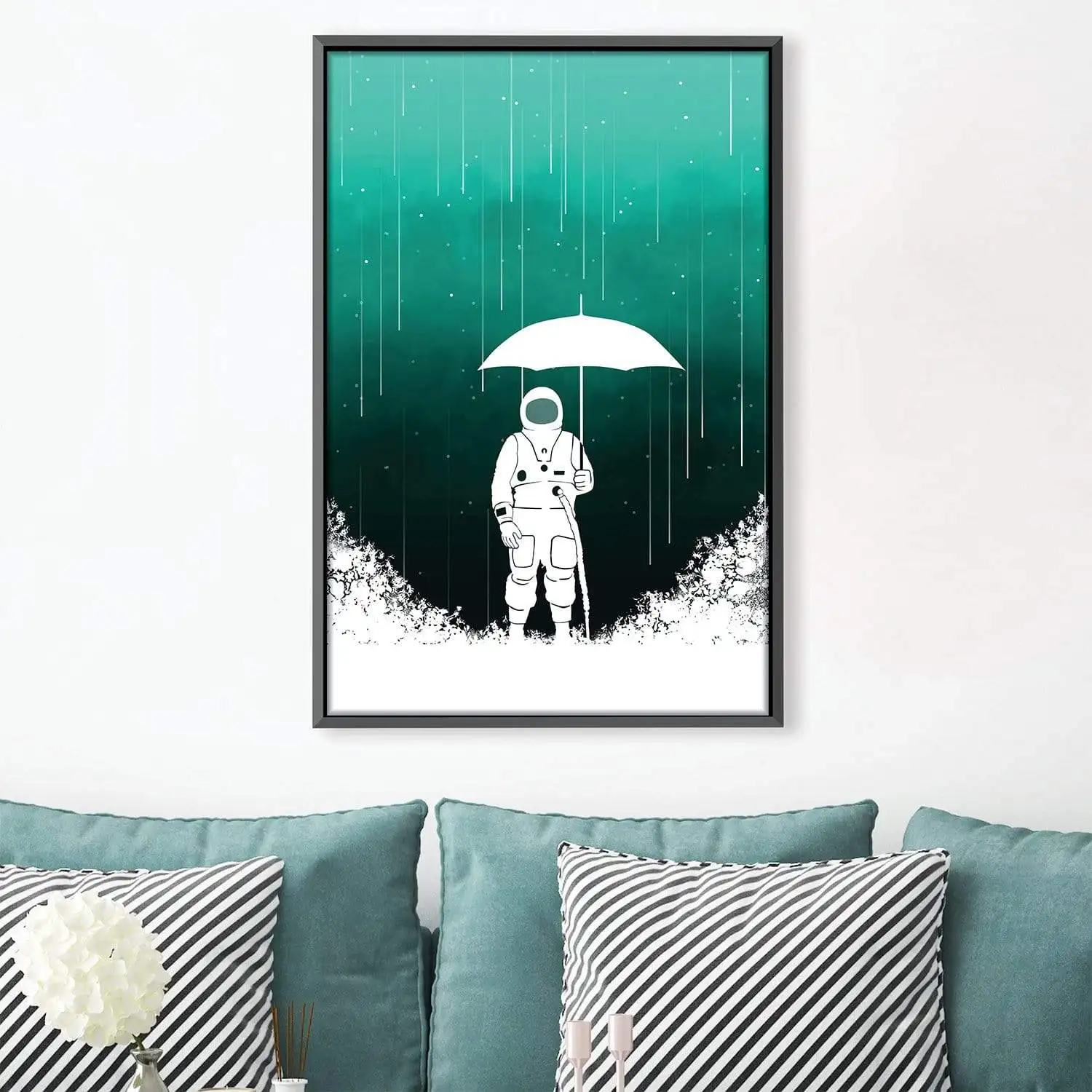 Astronaut Abstract Umbrella