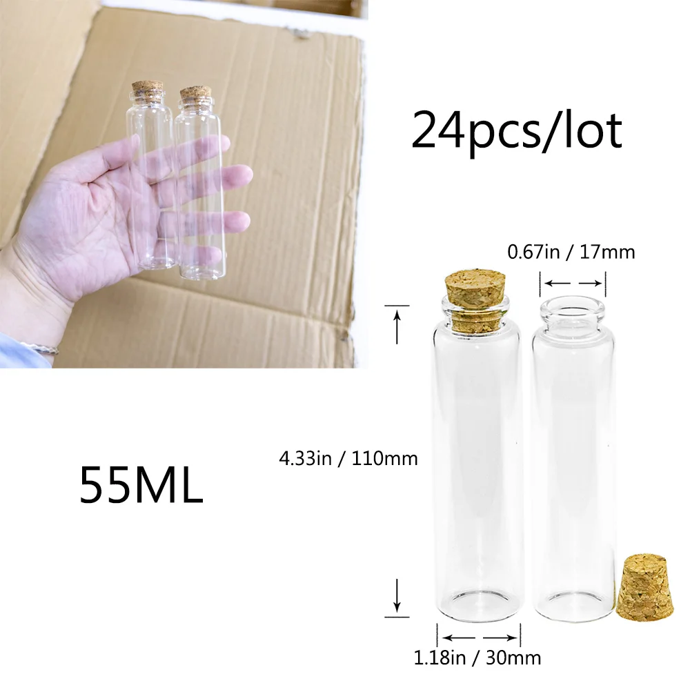 POT A EPICES,30ml--24 pièces, 10ml, 15ml, 20ml, 25ml, 30ml, 40ml, 50ml, jolies bouteilles en ...