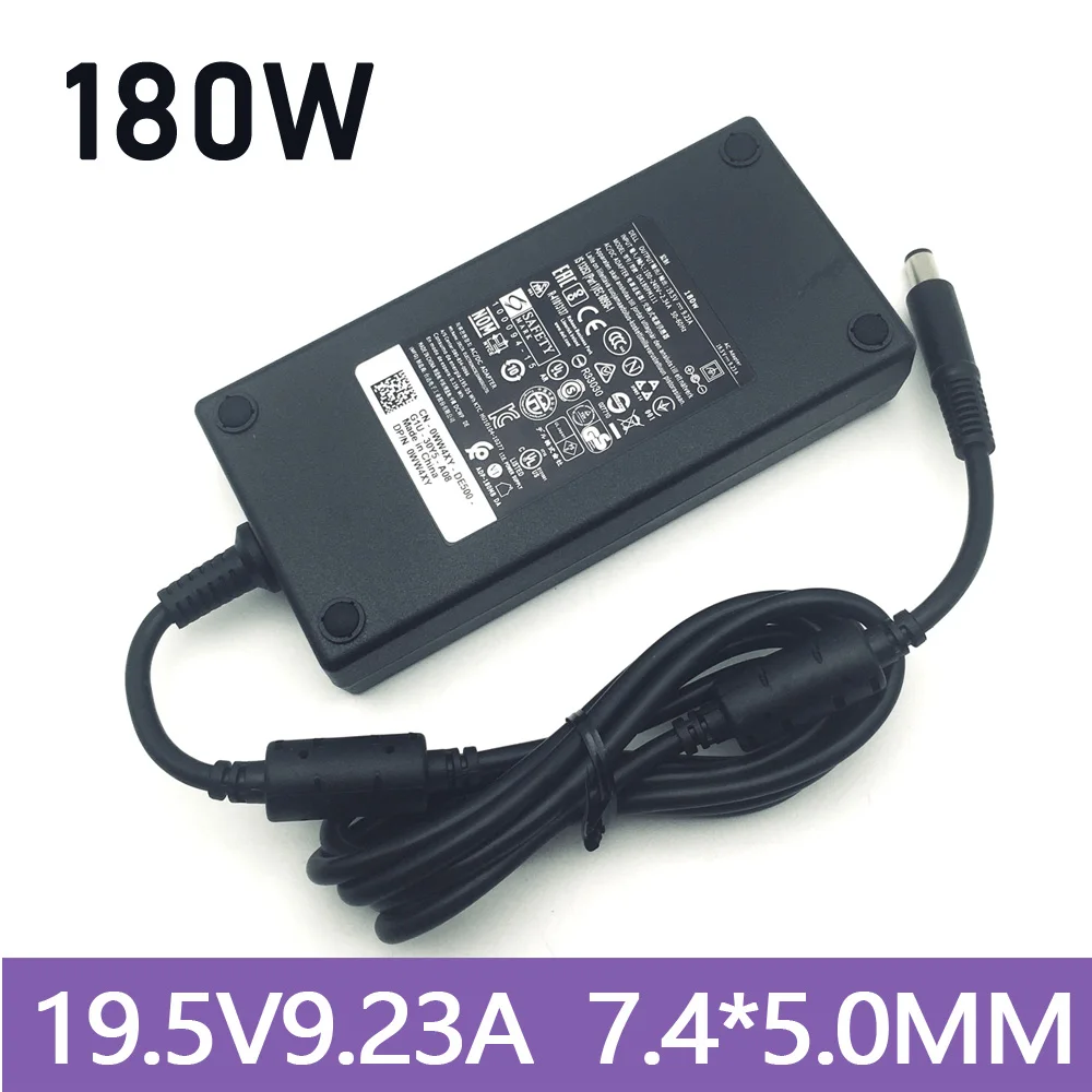 Genuine 180W 19.5V 9.23A AC Adapter for DELL Alienware Precision ...