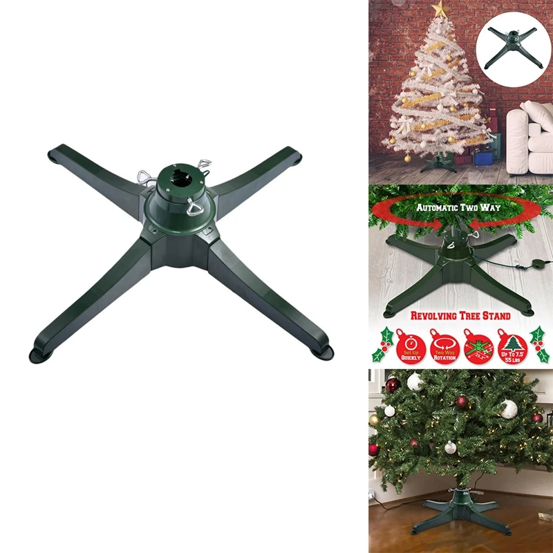 Electric-Christmas-Tree-Stand-Rack-360-Degree-Rotating-Base-Support ...