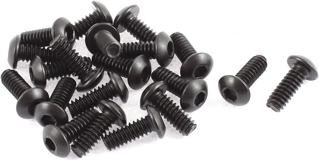 Keszoox 3 16 24x1 2 10 9 Alloy Steel Button Head Hex Socket Cap Screw