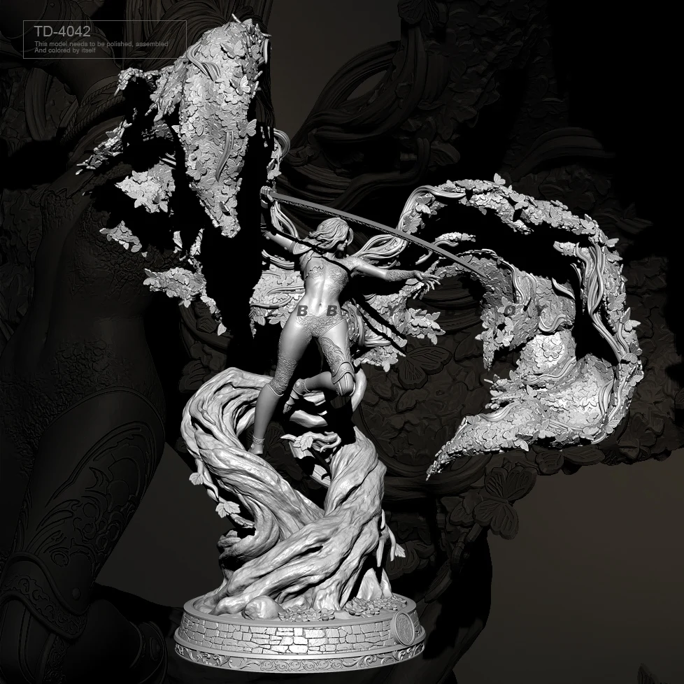 55mm 75mm Resin model kits figure colorless and self-assembled TD-4035 ...