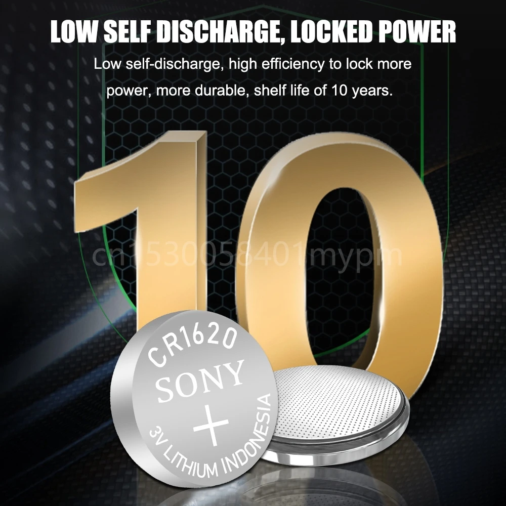 SONY Original Cr1620 Button Cell Batteries for Watch 3V Lithium Battery ...