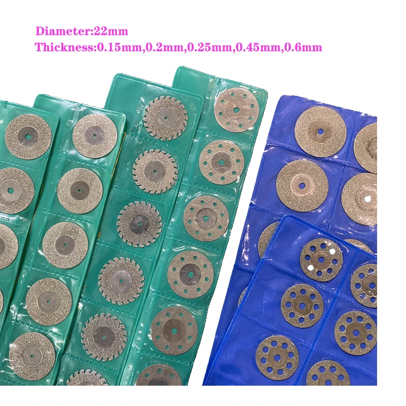 10PCS-Ultra-Thin-Diamond-Sand-Dental-Lab-Emery-Cutting-Plaster-Model ...