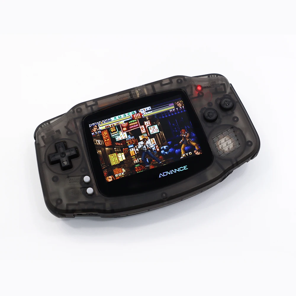 Clear-Black-GBA-Game-Console-With-IPS-V2-Backlight-LCD-Mod-Kit-With ...