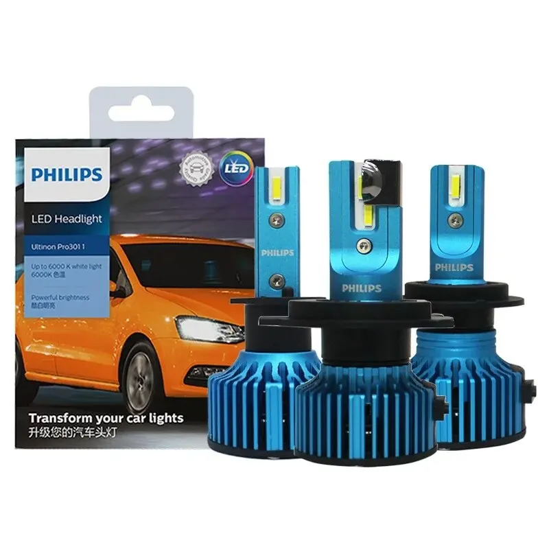Philips-Phare-LED-de-voiture-H1-H4-H7-H11-HB3-HB4-HIInter-Ultinon ...