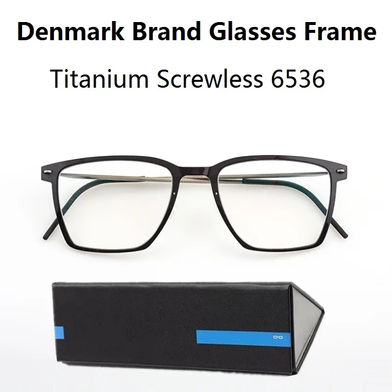Denmark-Brand-Titanium-Business-Glasses-Frame-Square-Ultralight ...