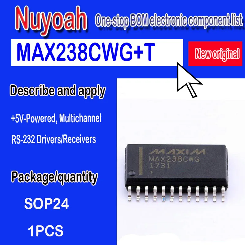 MAX238CWG MAX238CWG + SOP28 새로운 원점 통신 통합 칩 IC + 5V Powered, 다중 채널 RS 232 드라이버/수신기| | - AliExpress
