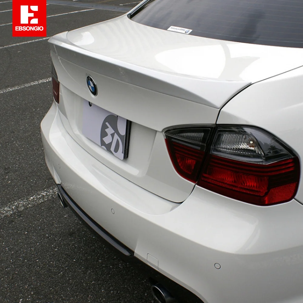 E90 Carbon Fiber Rear Trunk Spoiler for BMW e90 3 Series 320i 320d 2005 ...