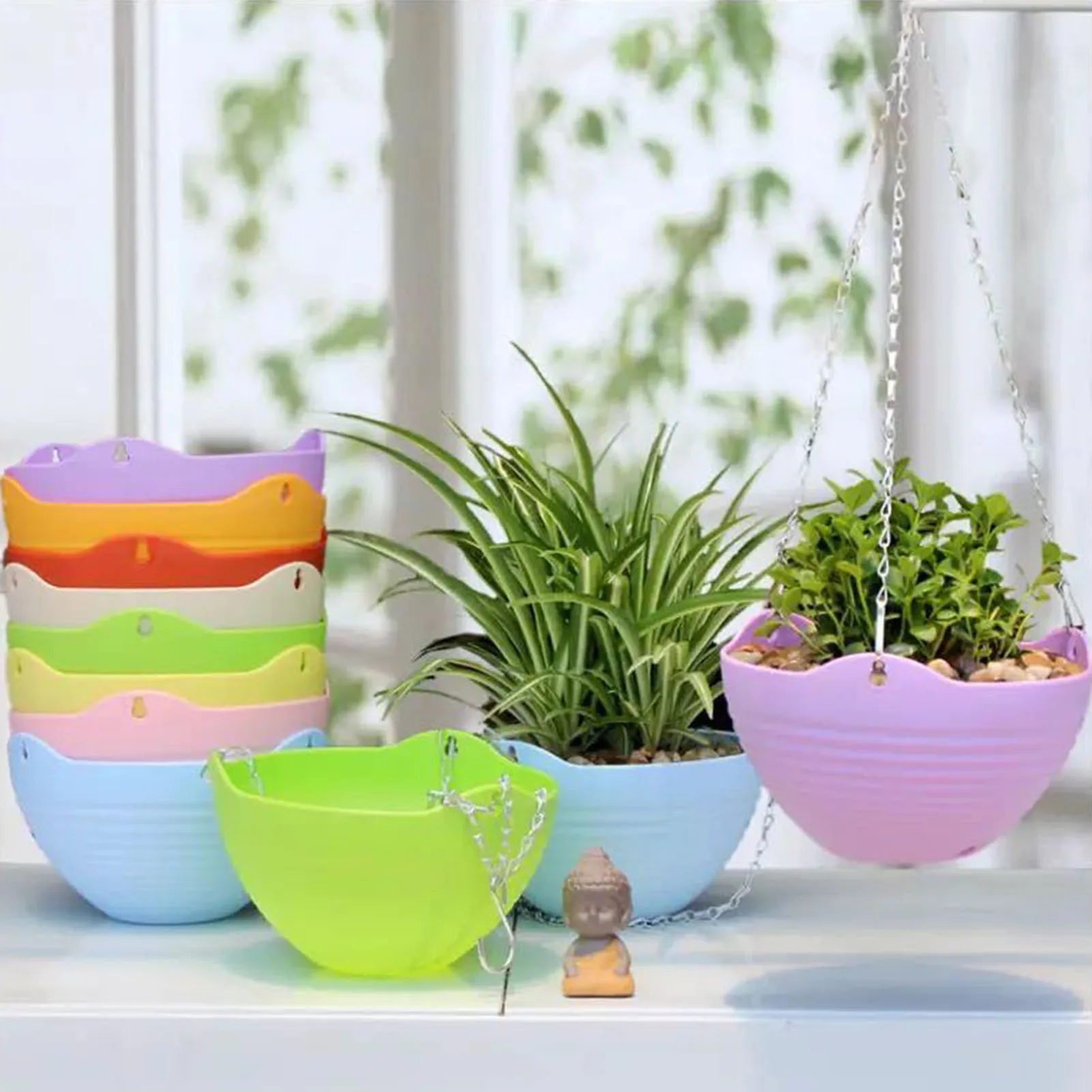 Plastic Plant Pots With Hangers