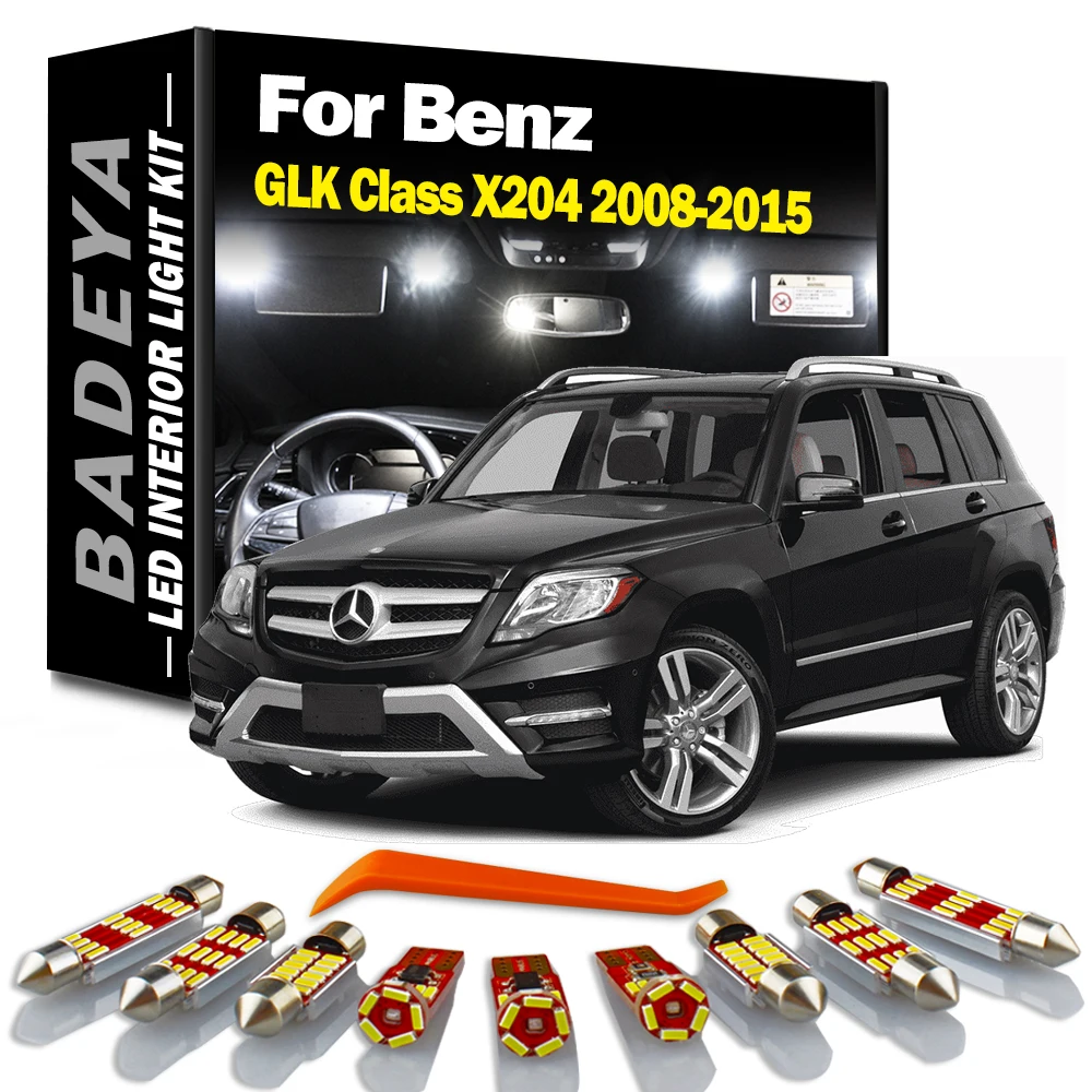 BADEYA 17Pcs LED Interior Trunk Light Kit For Mercedes Benz MB GLK ...
