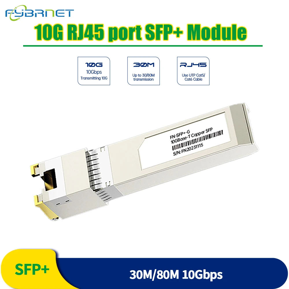 10G-RJ45-Copper-SFP-Transceiver-30M-80M-RJ45-Port-10GBase-T-module ...
