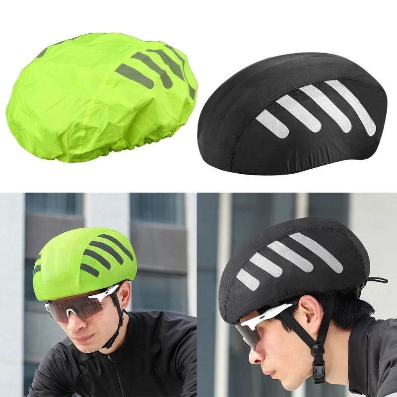 Bicycles Helmets Rain Cover with Reflectives Strips Waterproofs ...