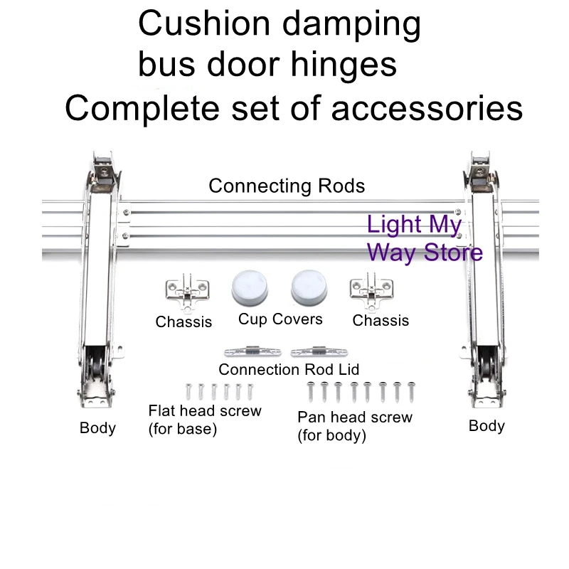 Bus door hinge sliding door hardware sliding rail smart hardware closet ...