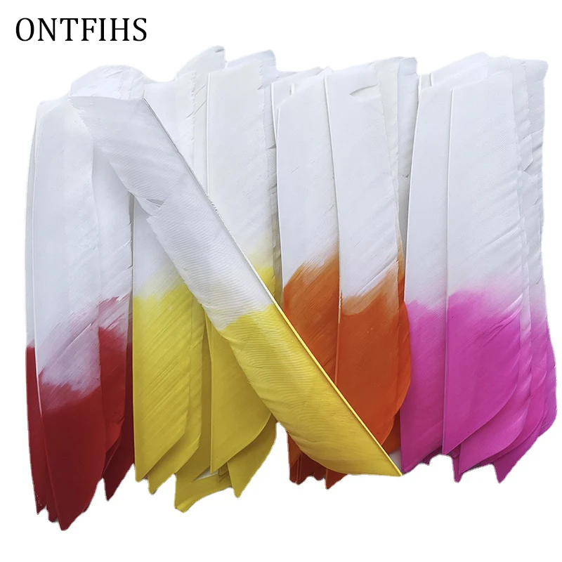12Pcs-Full-Length-7-10-Inch-Archery-Fletches-Natural-Turkey-Feathers ...