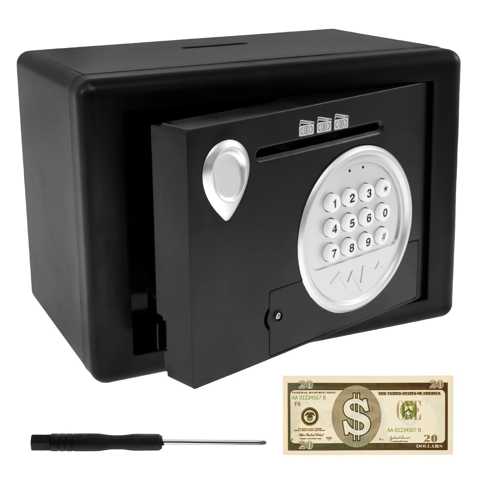 Digital-Safe-Box-Safety-Money-Electronic-Lock-Security-Box-with-Keys ...