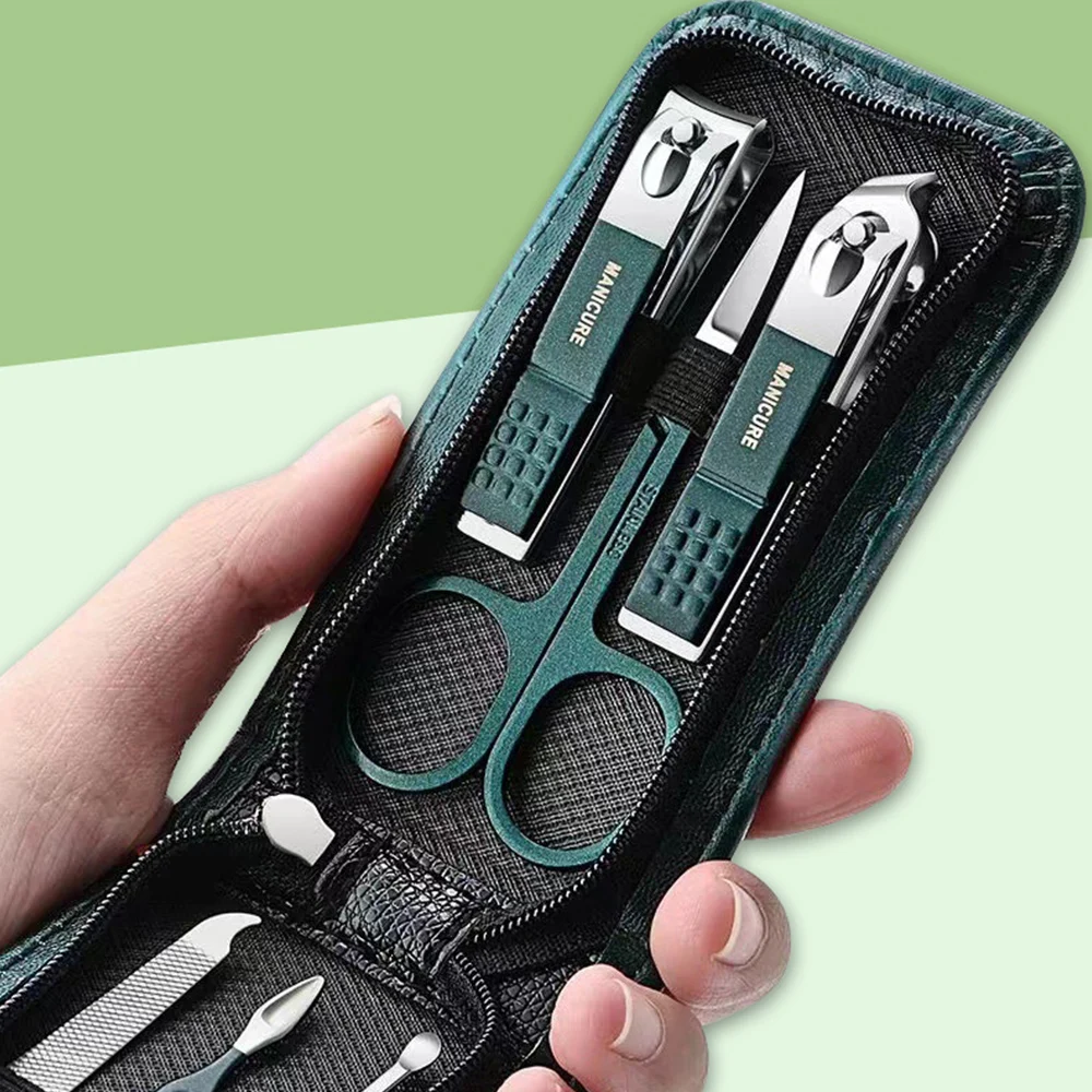 6Pcs-Portable-Nail-Clippers-Set-Nail-Cutters-Toenails-Nippers-Ear-Pick ...