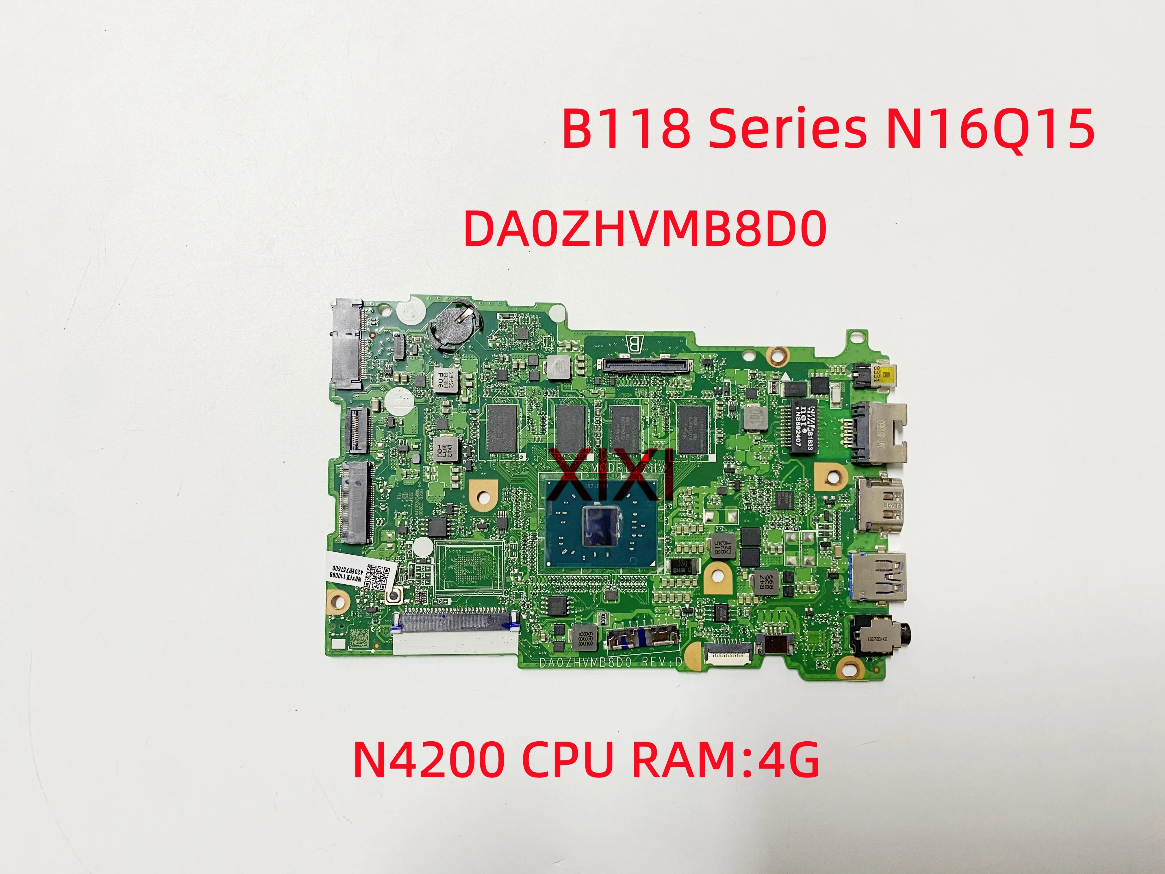 DA0ZHVMB8D0 For Acer Travelmate Spin B118 Series N16Q15 Laptop Motherboard With N4200 CPU RAM:4G ...