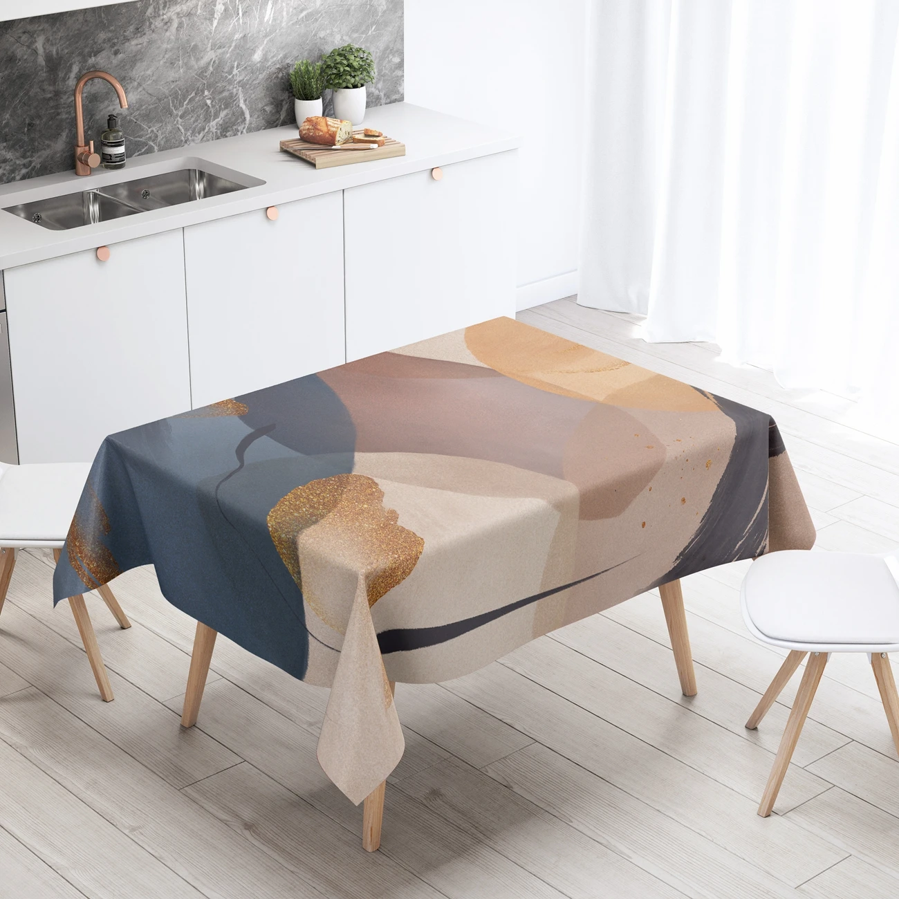 Nappe-rectangulaire-pour-table-de-gril-toile-cir-e-imperm-able ...