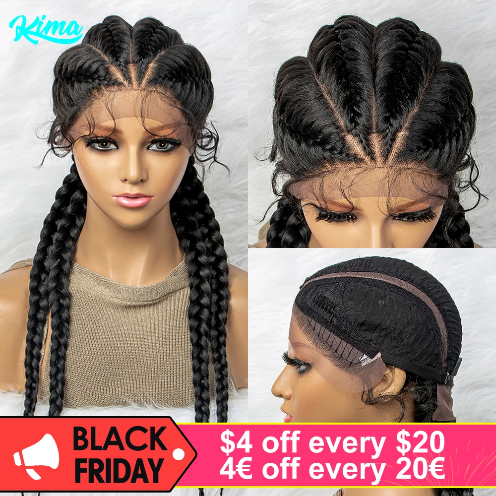 26-Inches-Synthetic-Lace-Front-Wigs-Braided-Wigs-Lace-Front-Dutch-Twins ...