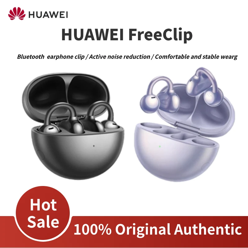 Huawei-FreeClip-Bone-Conduction-Wireless-Bluetooth-Open-Ear-Clip-Noise ...