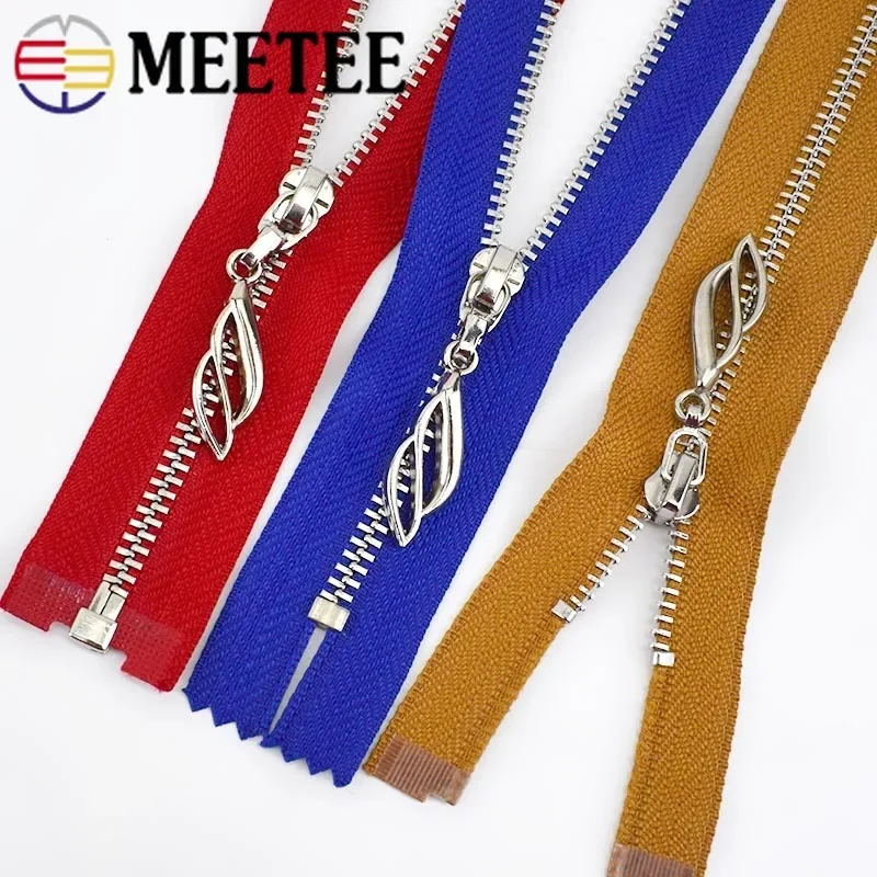 2Pcs-3-15-30cm-Close-End-40-70cm-Open-End-Metal-Zipper-Auto-Lock ...