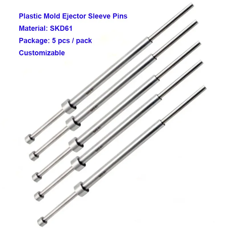 5PCS-Plastic-Mold-Ejector-Sleeves-and-Ejector-Pins-Die-Accessories-SKD ...