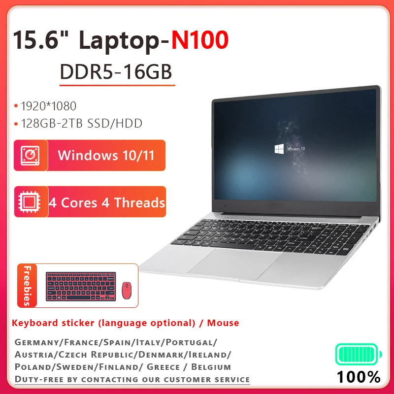 15-6inch-Laptop16GB-RAM-Gaming-Laptops-Computer-Free-Shipping-2TB-SSD ...