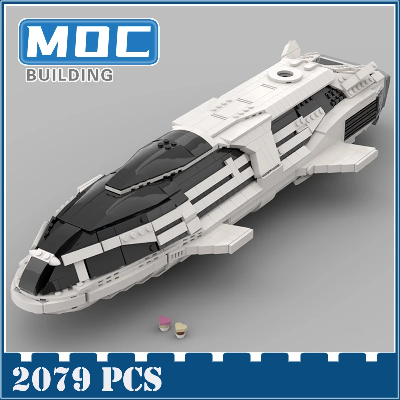 Space Wars Dangerous Orca Space Shuttle Model Moc Building Block Diy ...