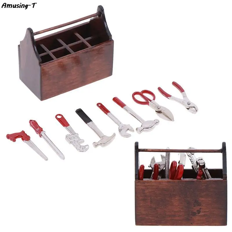 1Set-1-12-Dollhouse-Miniature-Mini-Toolbox-Handmade-Doll-House ...