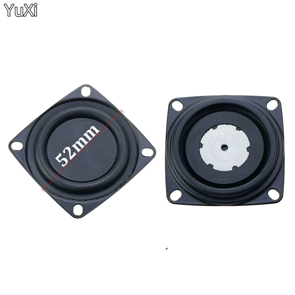 YuXi 1Pcs 2 Inch Square/Circula Woofer Radiator Bass Passive Speaker ...