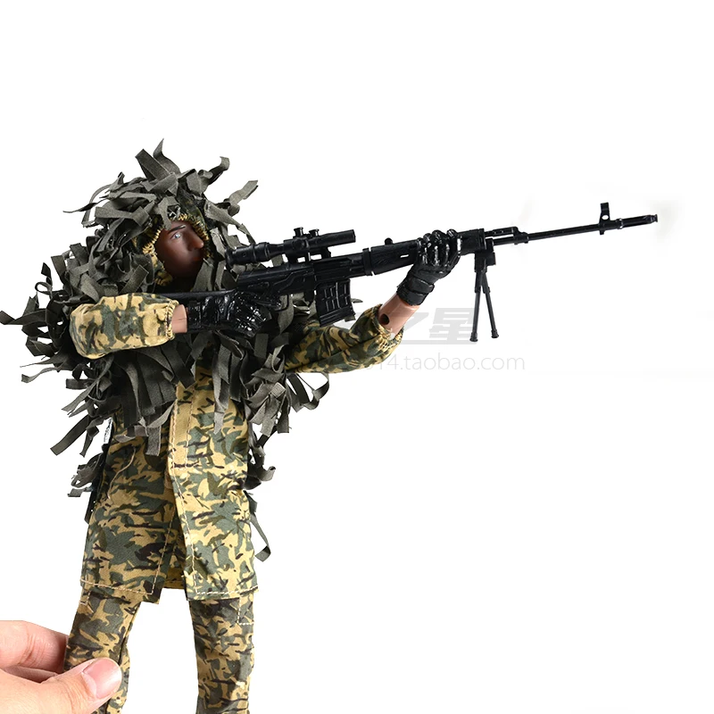 1/6 28cm Soldiers 11" Joint Movable Action Figure Send Weapon Sniper ...