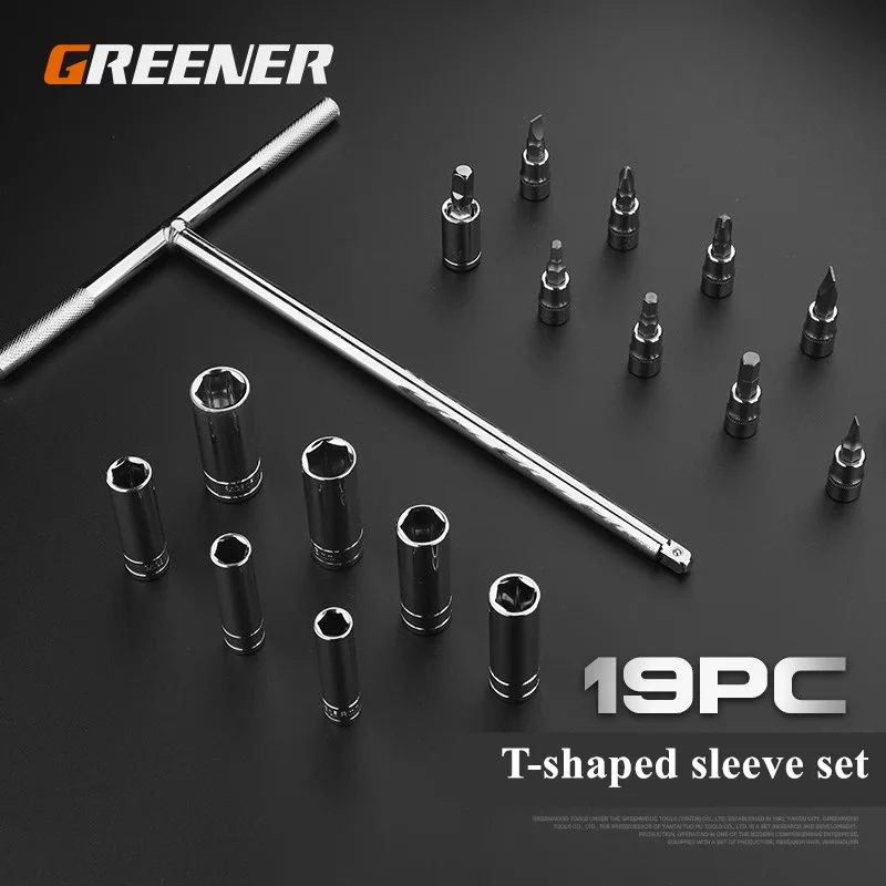 Manual-T-Shaped-Socket-Wrench-Multifuncional-Chave-Hexagonal-Externa ...