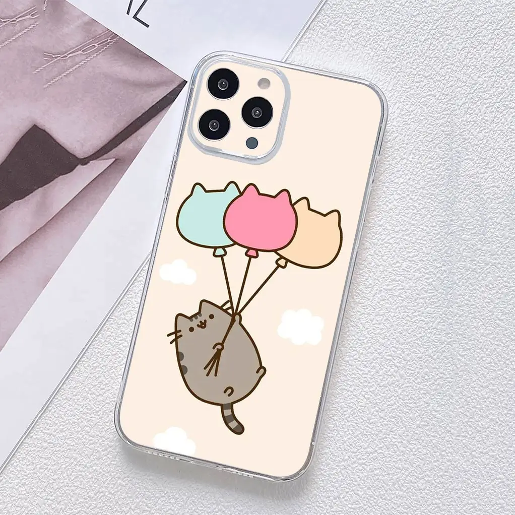 Adorable Pusheen Cat Phone Cover – Stylish & Protective Case for One ...