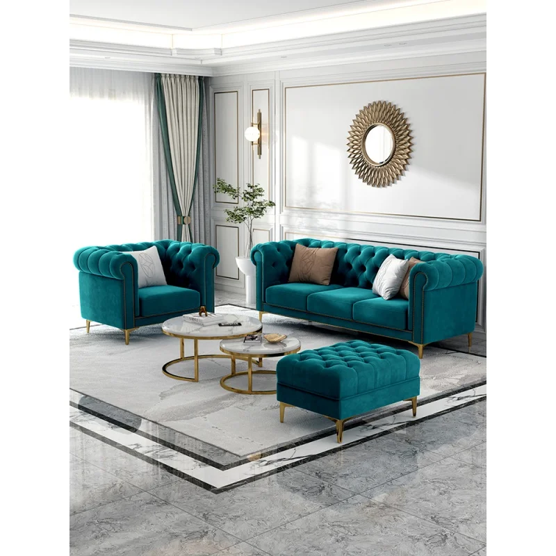 American-luxury-sofa-series-1-2-3-seat-Nordic-modern-velvet-sofa-living ...