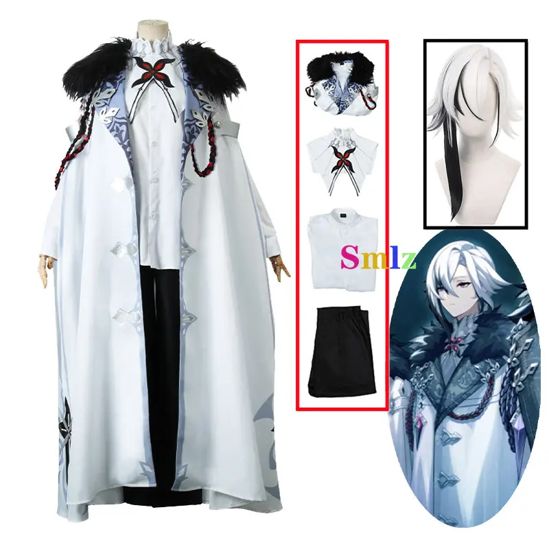 Arlecchino Cosplay Anime Genshin Impact Costume The Knave Costume Cloak ...