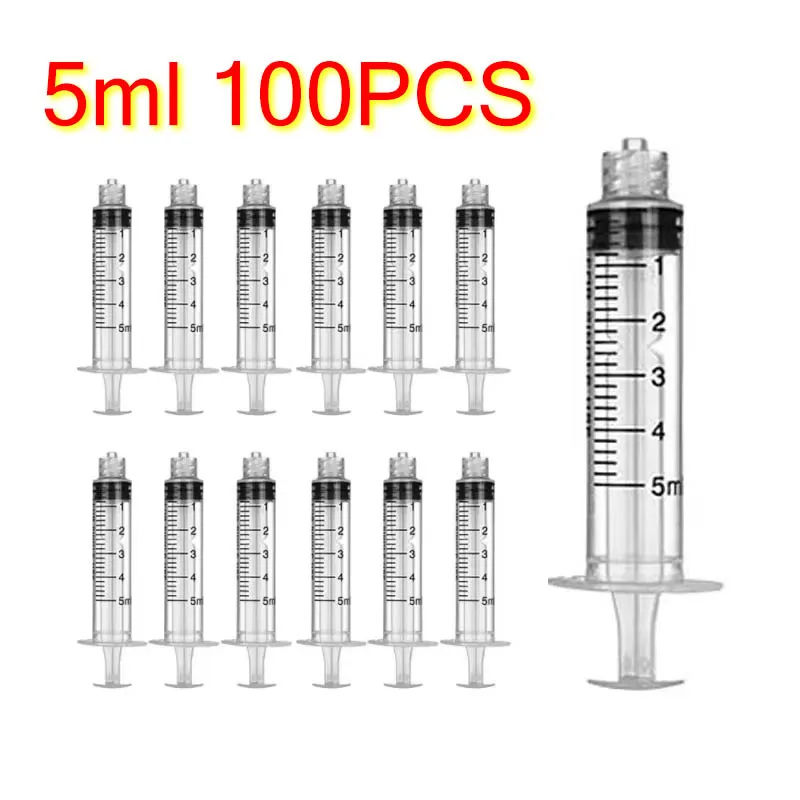 5ml Disposable Sterile Luer Lock Plastic Syringe, Individually Wrapped ...