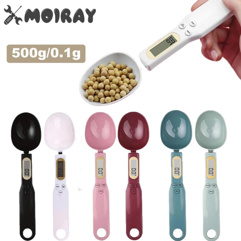 Weight-Measuring-Spoon-LCD-Digital-Kitchen-Scale-500g-0-1g-Measuring ...