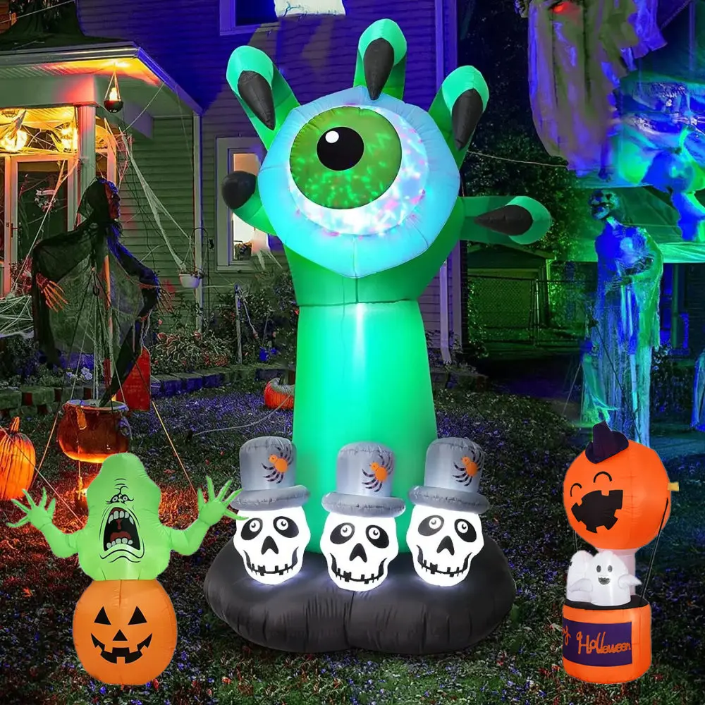 6FT-Halloween-Ghost-Claw-Eyeball-Inflatable-Decoration-Halloween ...
