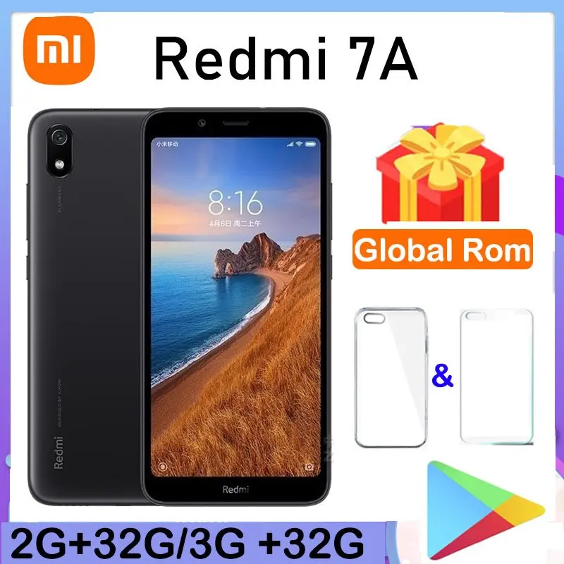 3GB 32GB celular Xiaomi Redmi 7A smartphone 3GB 32GB 4000mah battery ...