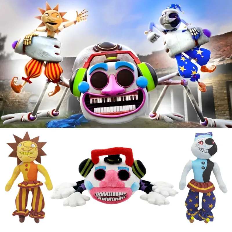 Anime DJ müzik adam DJMM peluş FNAF BOSS Sundrop Moondrop Plushie ...