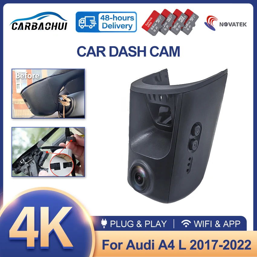 New-Plug-and-Play-4K-UHD-Car-DVR-Video-Recorder-Dash-Cam-Camera-For ...