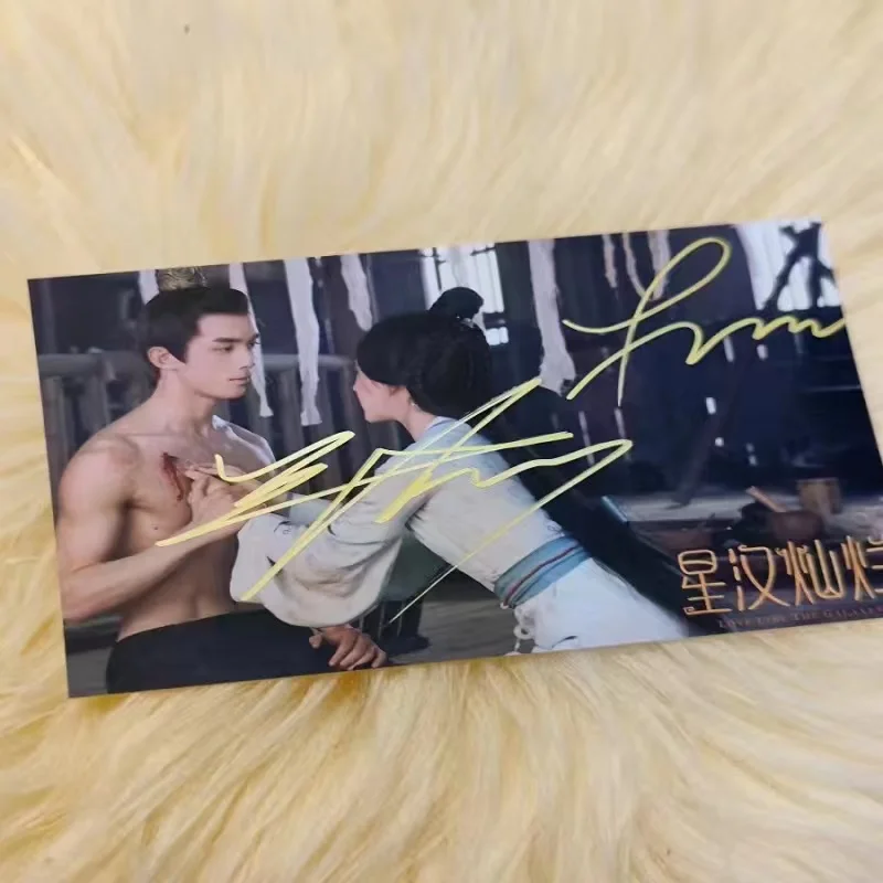 Love Like The Galaxy Ling Buyi Chen Shaoshang Drama Stills Autographed Photos Zhao Lusi Wu Lei ...