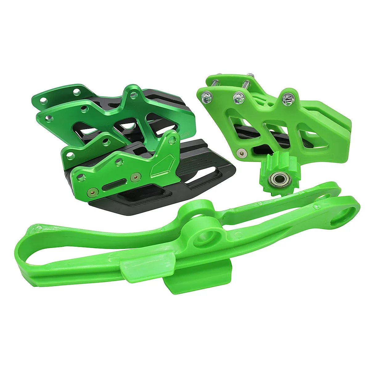 Motorcycle-CNC-Chain-Guide-Slider-Guide-Swingarm-Roller-For-Kawasaki ...