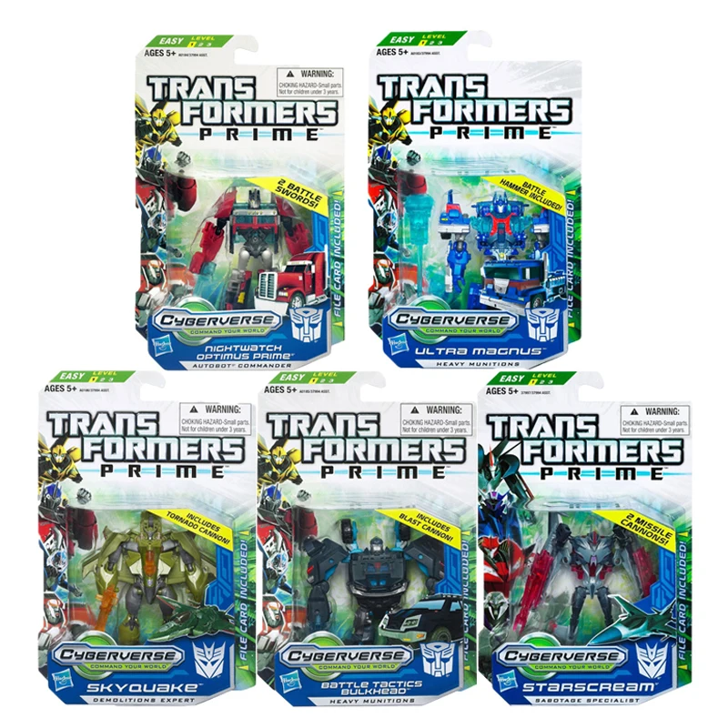 Hasbro Transformers Prime Optimus Prime Bulkhead Ironhide Megatron ...